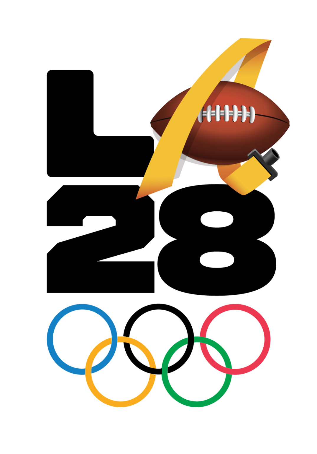 NFL en LA28 lanceren flag football embleem - AFBN